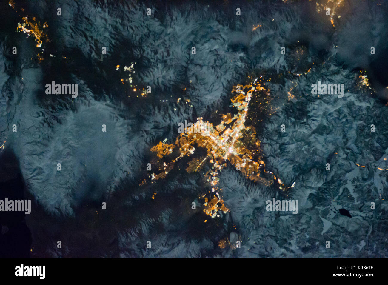 Nevada at night nasa hi-res stock photography and images - Alamy