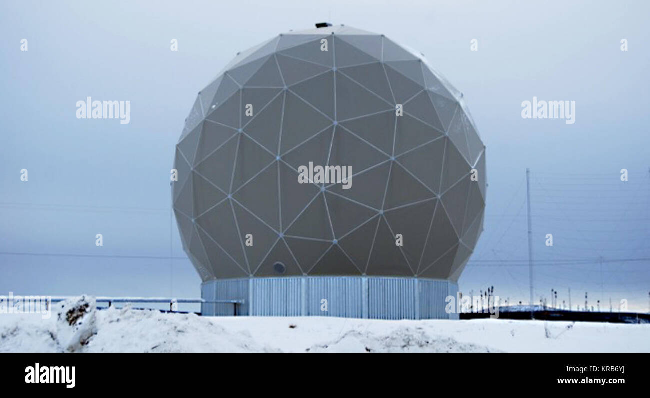 Inside this geodesic dome is the 11-meter Universal Space Network (USN ...