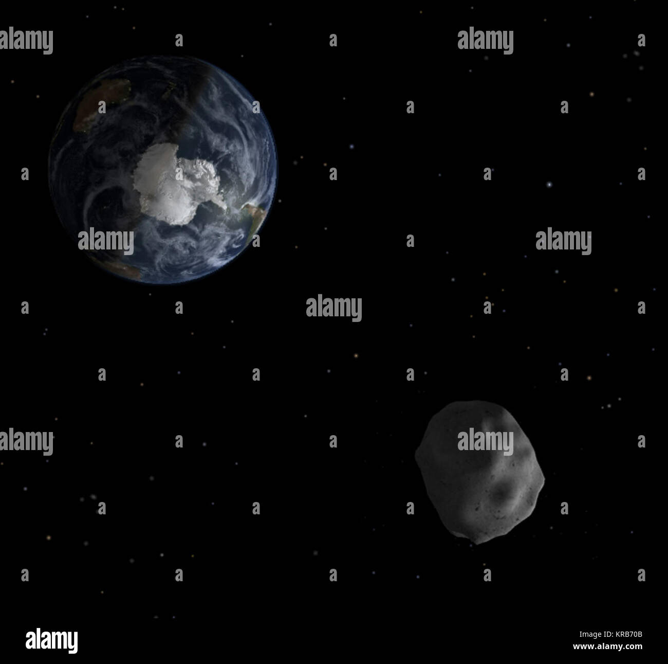 Asteroid 2012 DA14 Stock Photo - Alamy