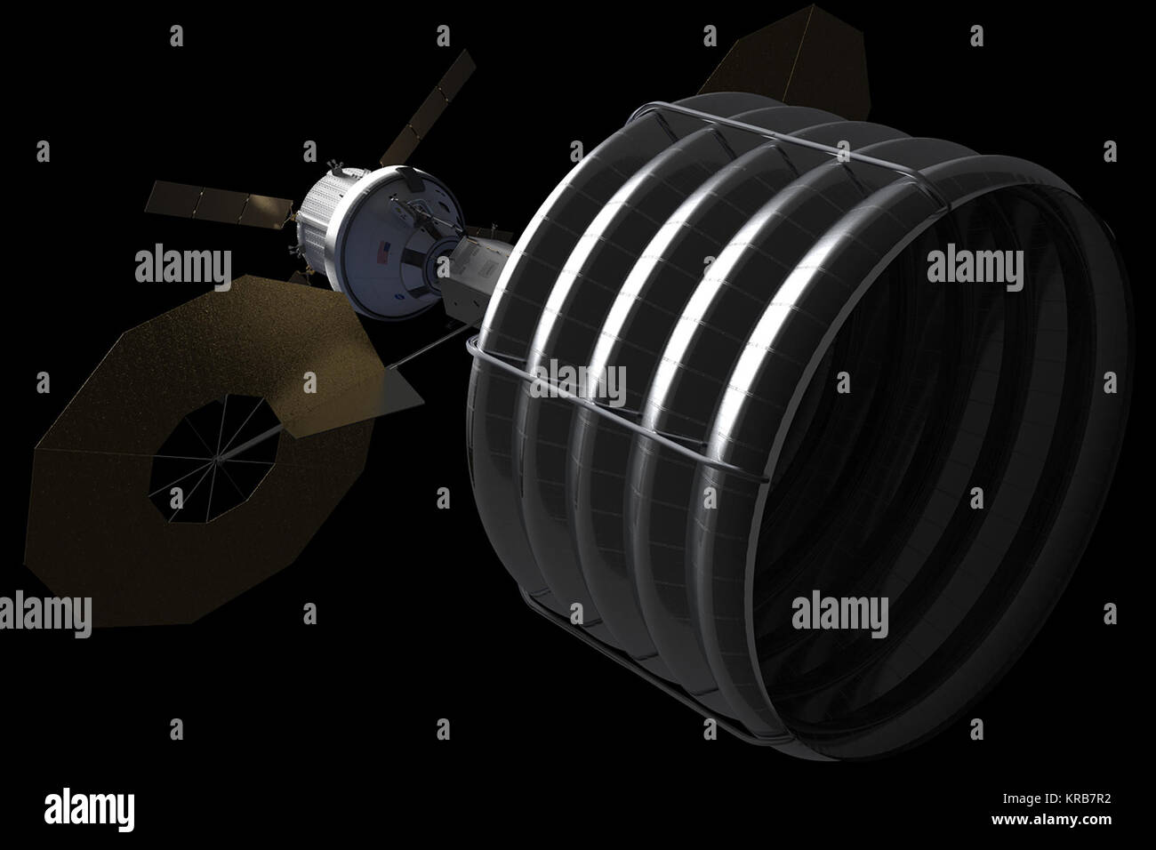 NASA Asteroid Initiative spacecraft conception Stock Photo - Alamy
