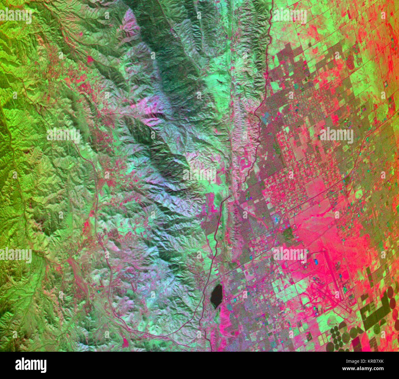 Overflew California's San Andreas Fault on March 29, 2013 (right Stock ...
