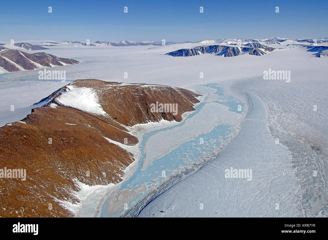 The glaciers and landscape in northeast Greenland look different ...