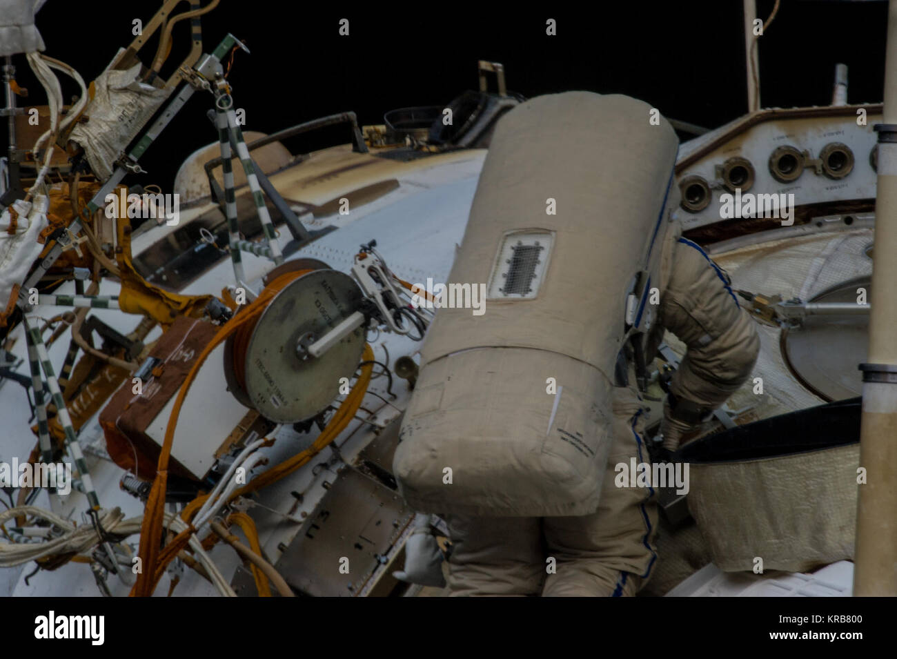 ISS-35 EVA 01 Roman Romanenko Stock Photo - Alamy