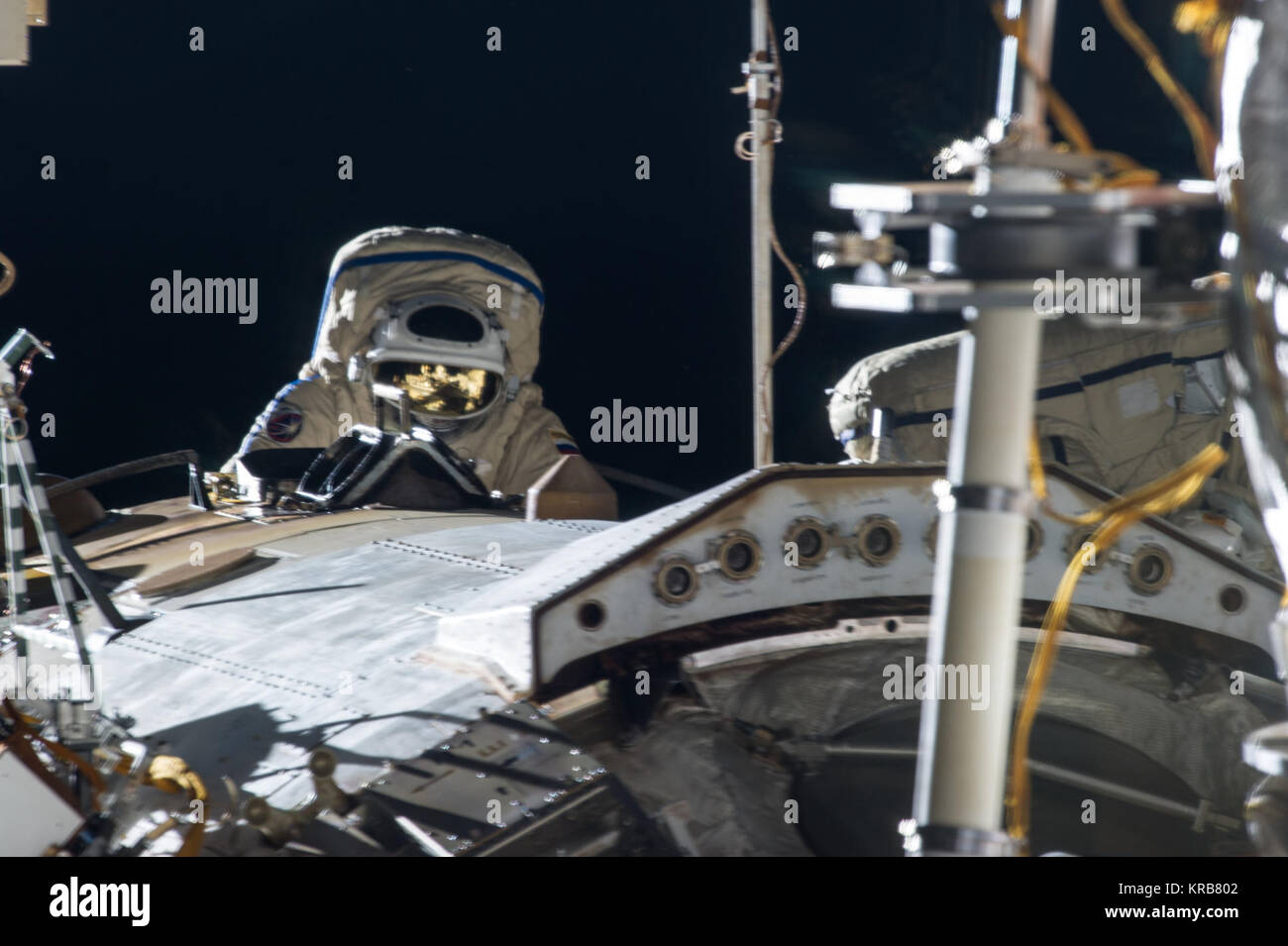 ISS-35 EVA 03 Pavel Vinogradov Stock Photo - Alamy