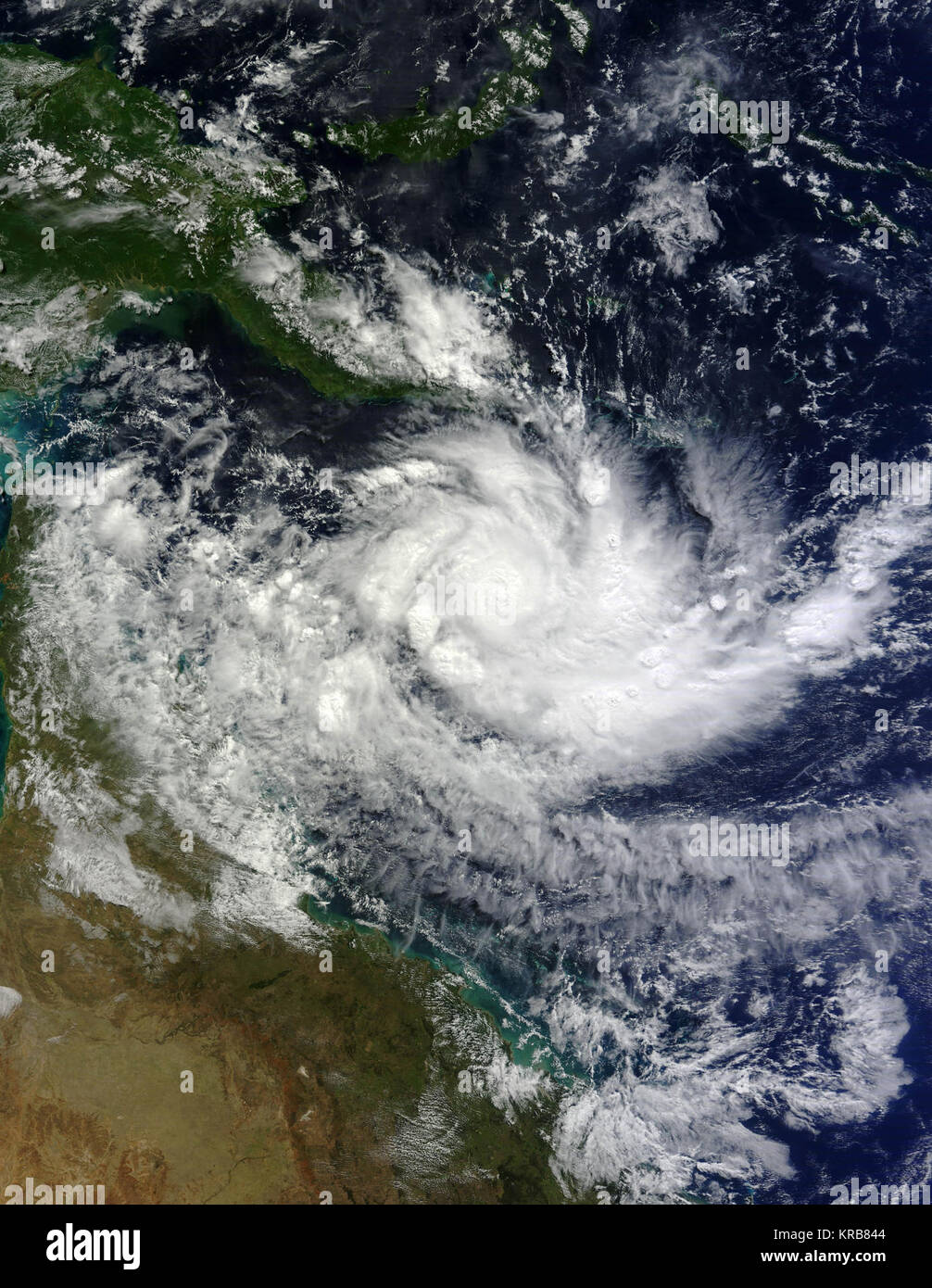 Tropical Cyclone Zane April 30 0033Z (Terra morning overpass Stock ...