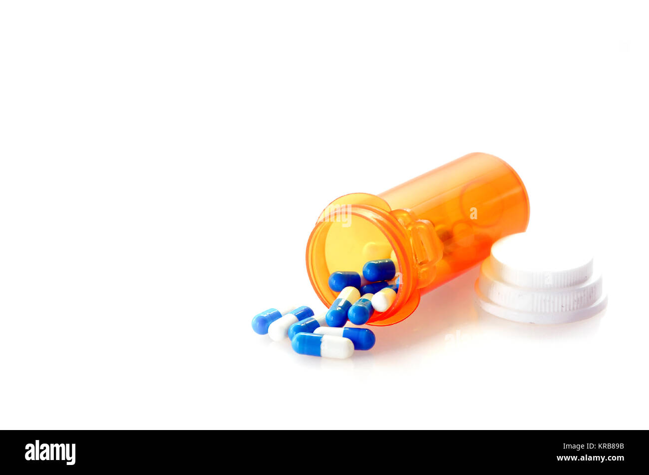 Medicine in light protected bottle Stock Photo - Alamy