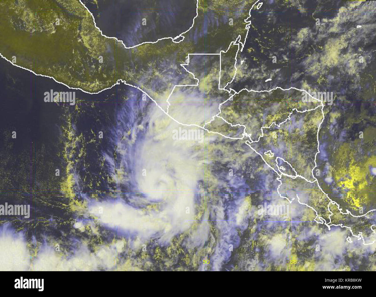Tropical Storm Adrian 5-18 1745 Stock Photo - Alamy