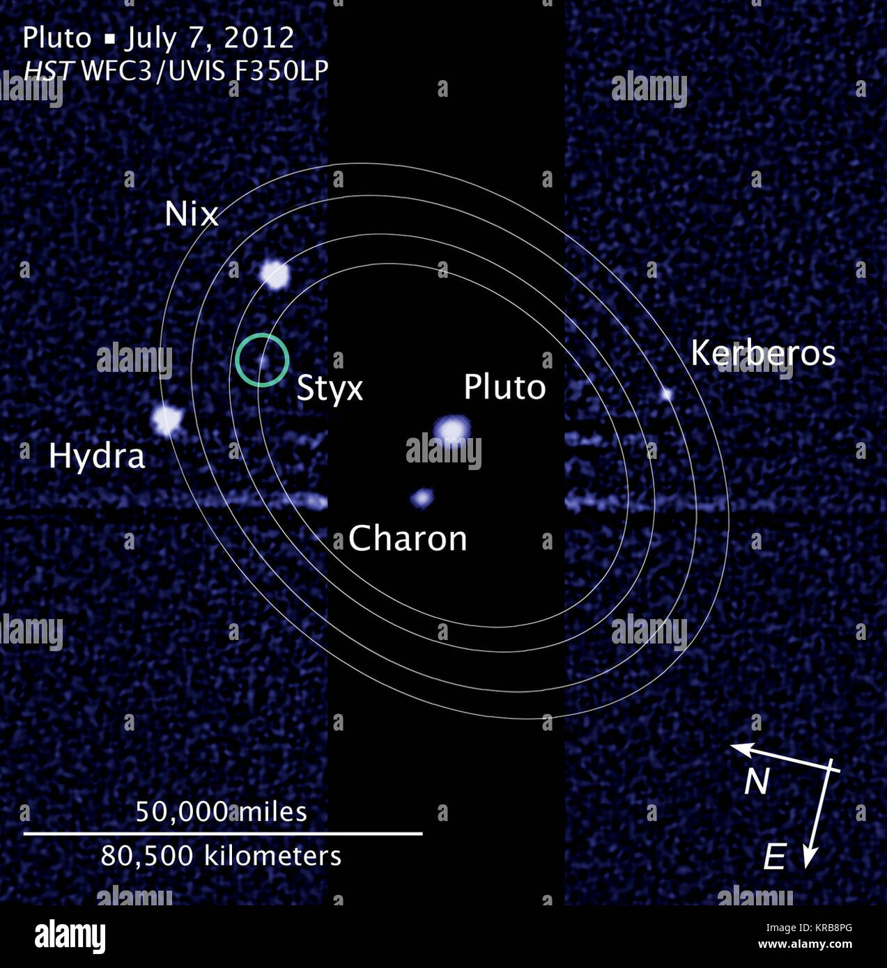 Pluto and moons hi-res stock photography and images - Alamy