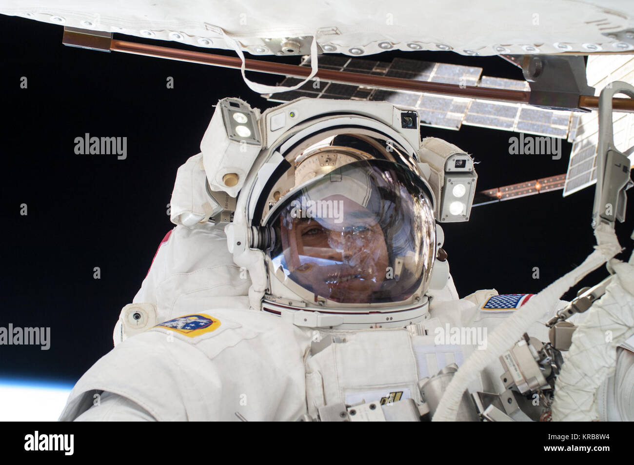 ISS-36 EVA-2 w Chris Cassidy Stock Photo - Alamy