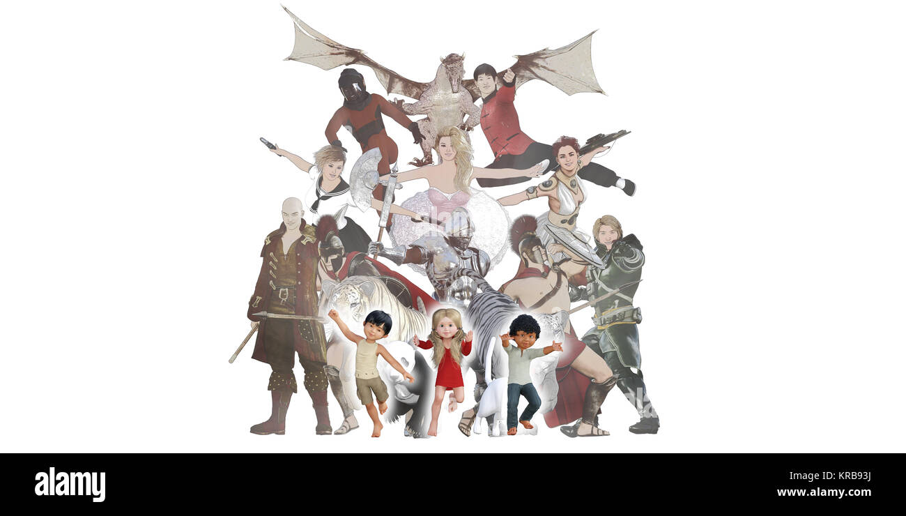 Children Fantasy Book Stock Photo - Alamy