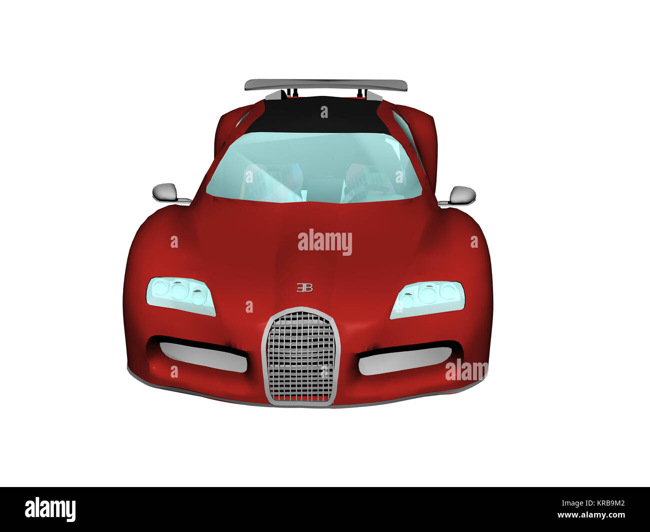 Vintage Bugatti exempted in red Stock Photo - Alamy