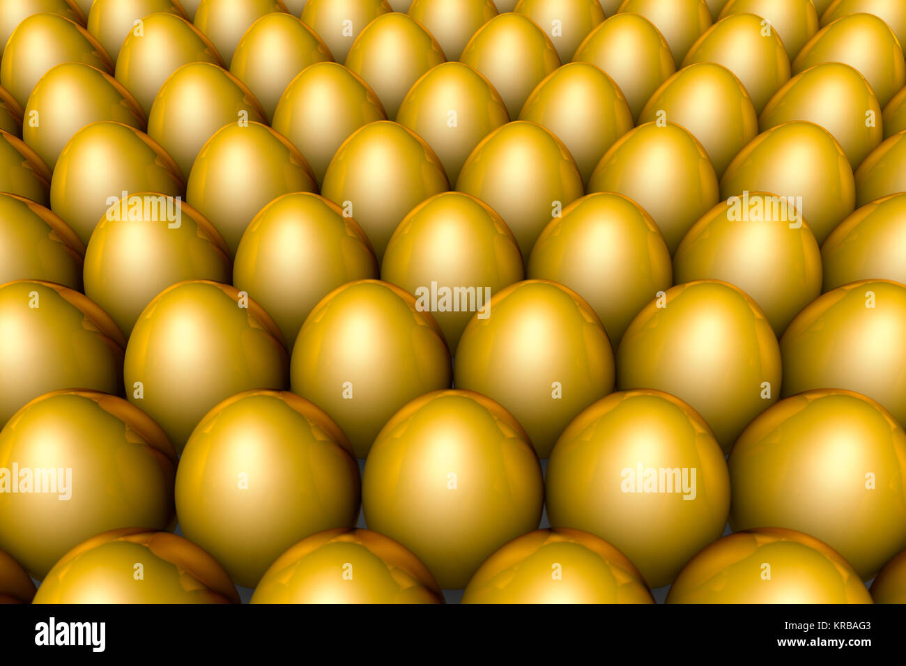 The huge profits. Golden eggs. 3D illustration render Stock Photo - Alamy