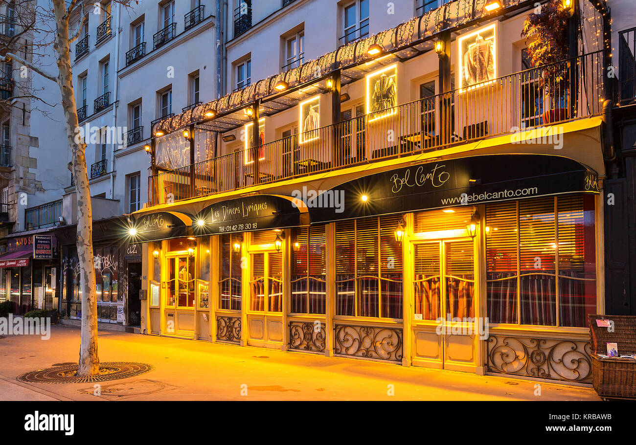 Bel Canto is traditional French restaurant and service from Opera ...