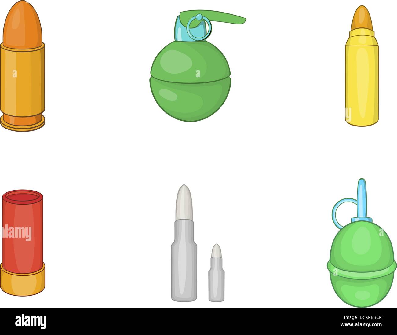 Armor icon set, cartoon style Stock Vector Image & Art - Alamy