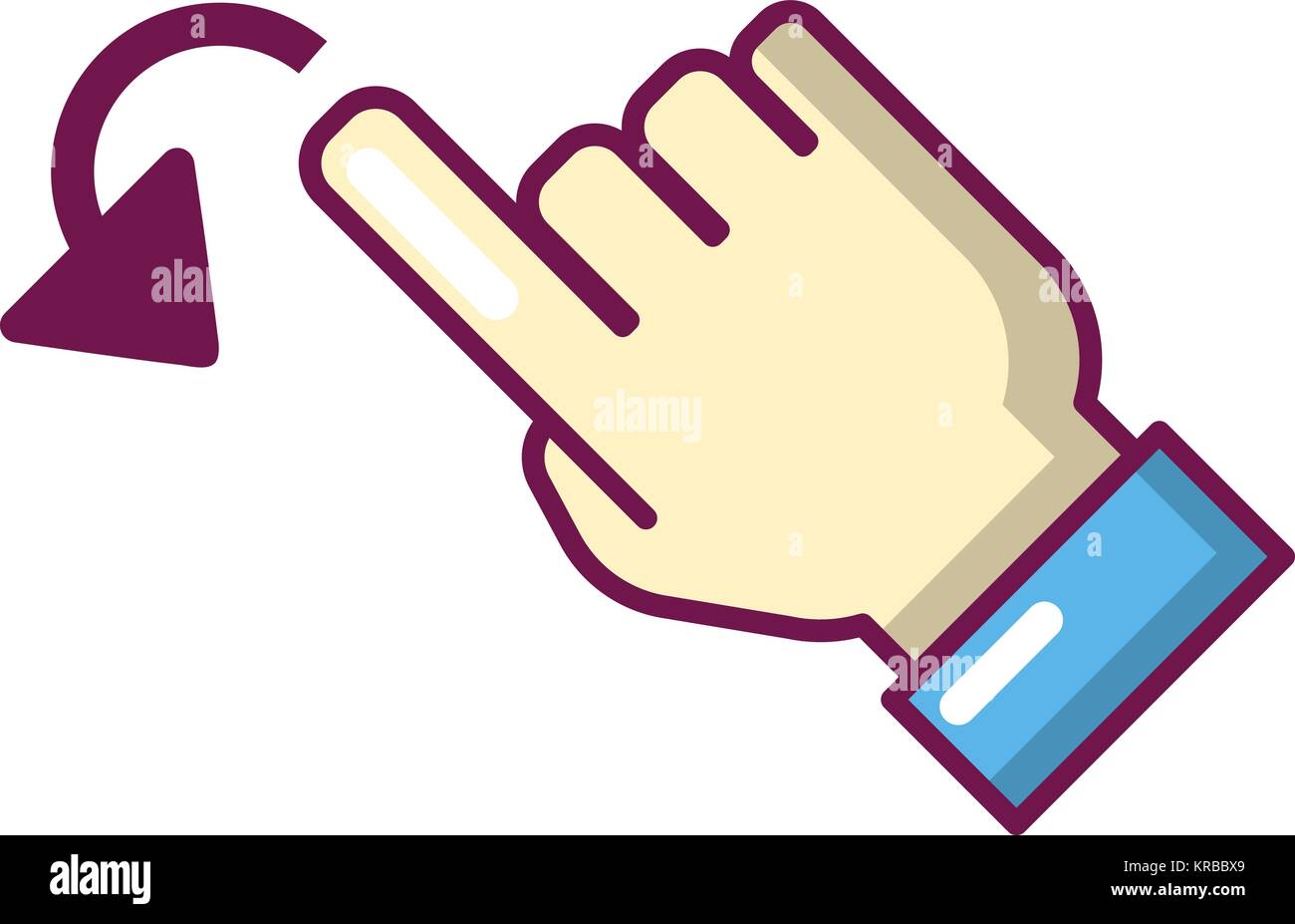 Cursor movement icon, cartoon style Stock Vector Image & Art - Alamy