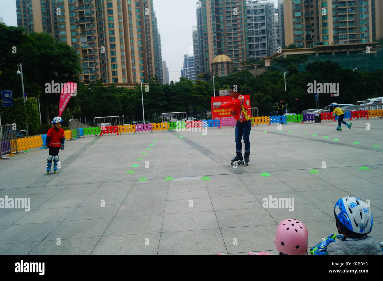 Roller skating china hi-res stock photography and images - Alamy