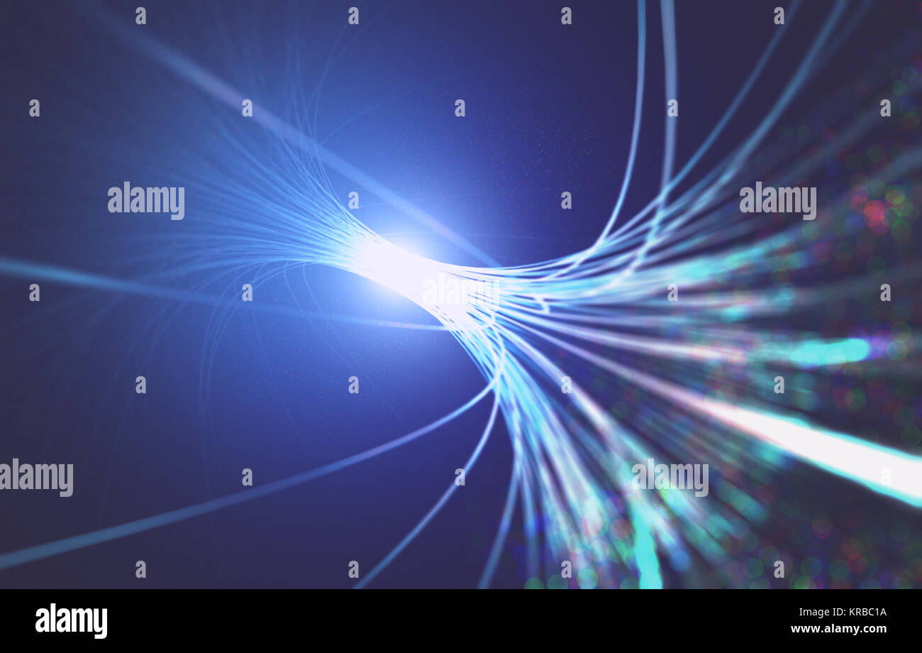Abstract Fiber Optic Stock Photo - Alamy