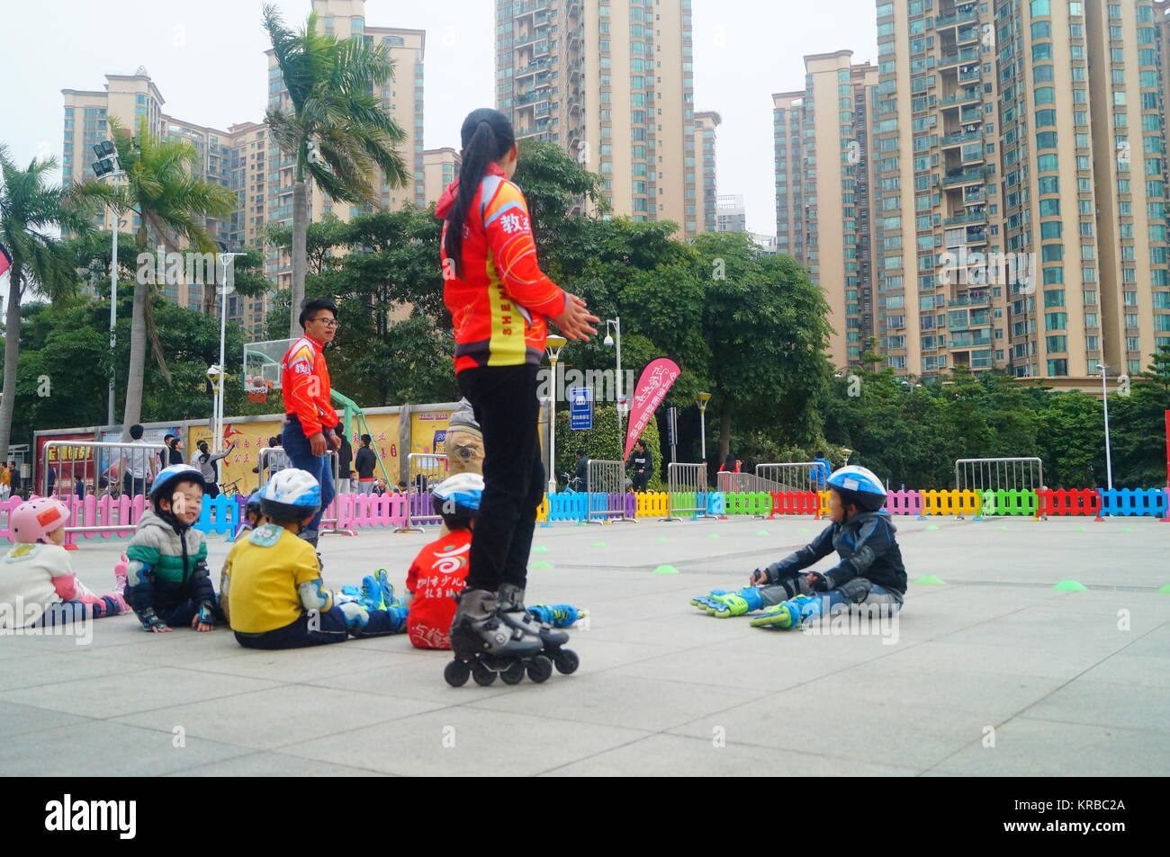 China sports children hi-res stock photography and images - Alamy