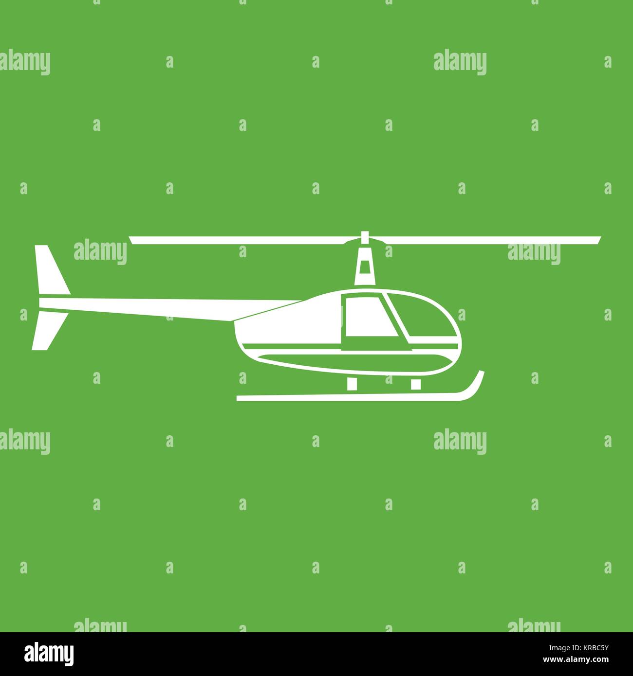 Helicopter icon green Stock Vector Image & Art - Alamy