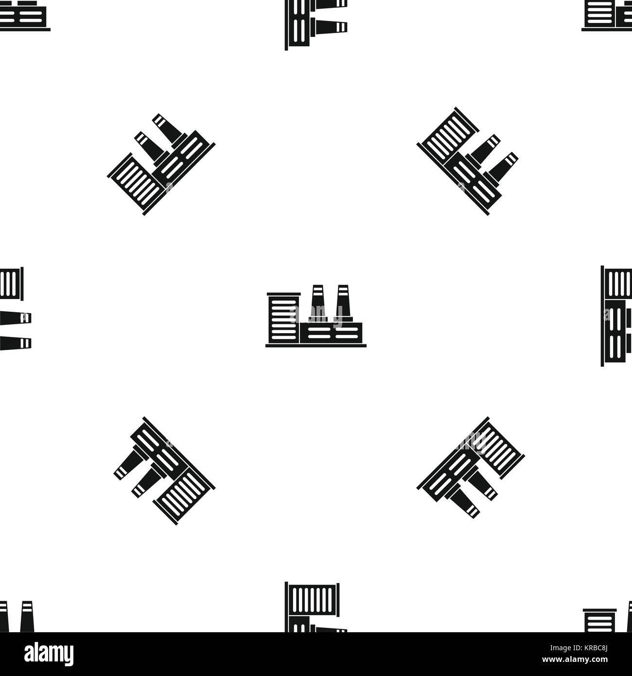 Power plant pattern seamless black Stock Vector Image & Art - Alamy