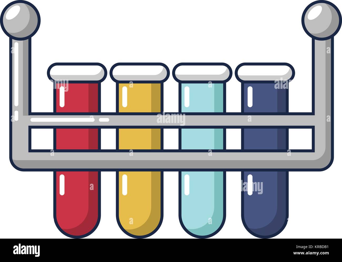 Laboratory flask icon, cartoon style Stock Vector Image & Art - Alamy