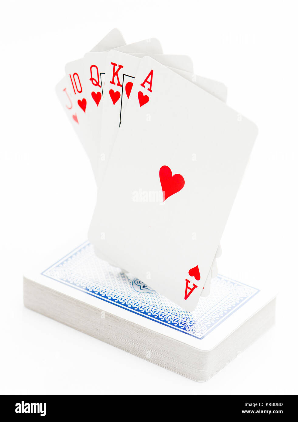 Playing card cover Cut Out Stock Images & Pictures - Alamy