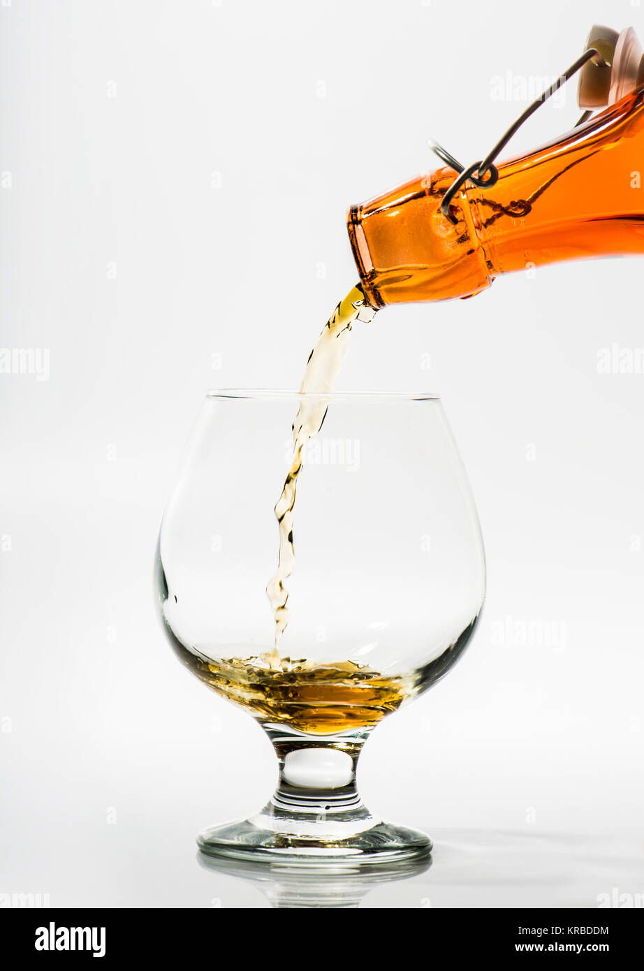 Pouring a glass Stock Photo - Alamy