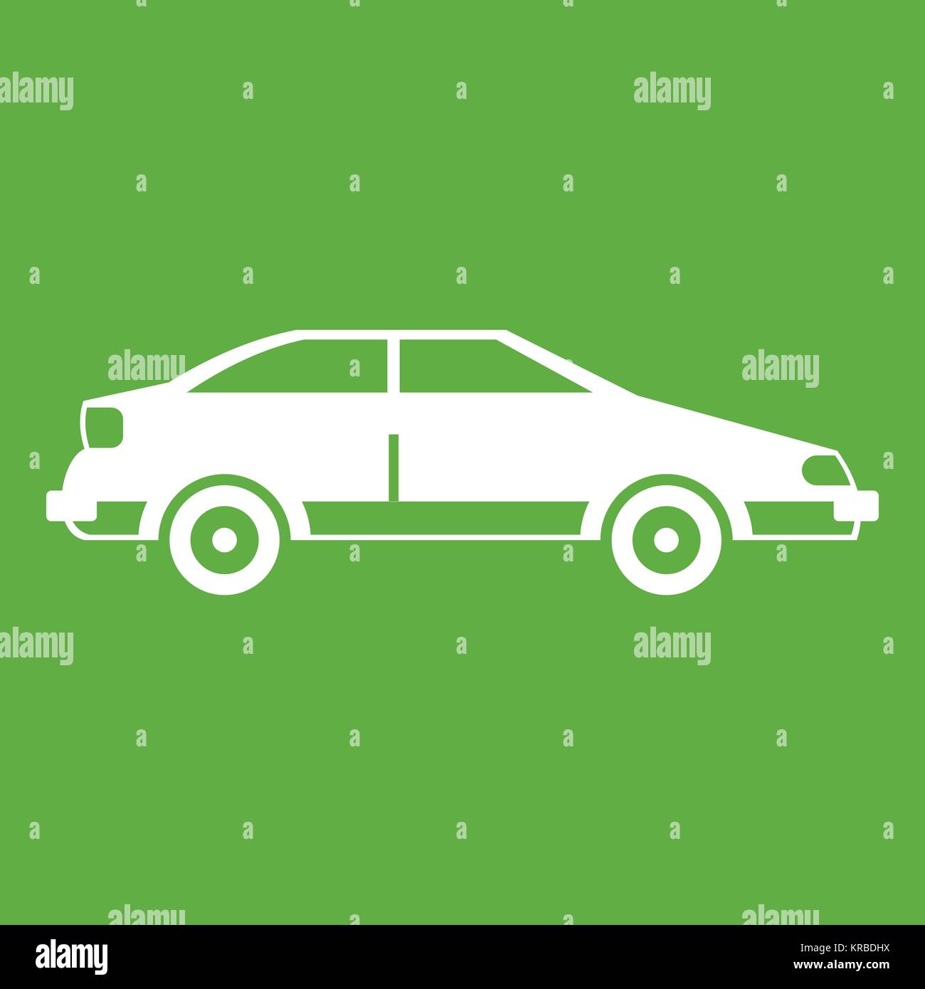 Car icon green Stock Vector Image & Art - Alamy