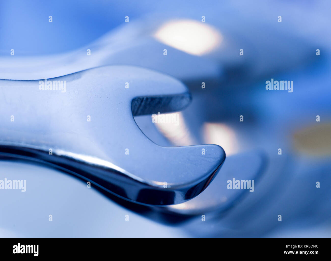 Silver wrench hi-res stock photography and images - Alamy