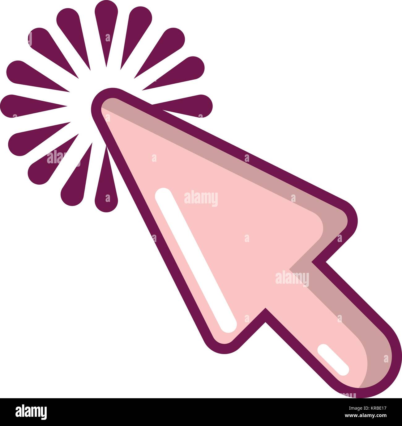 Cursor website icon, cartoon style Stock Vector Image & Art - Alamy