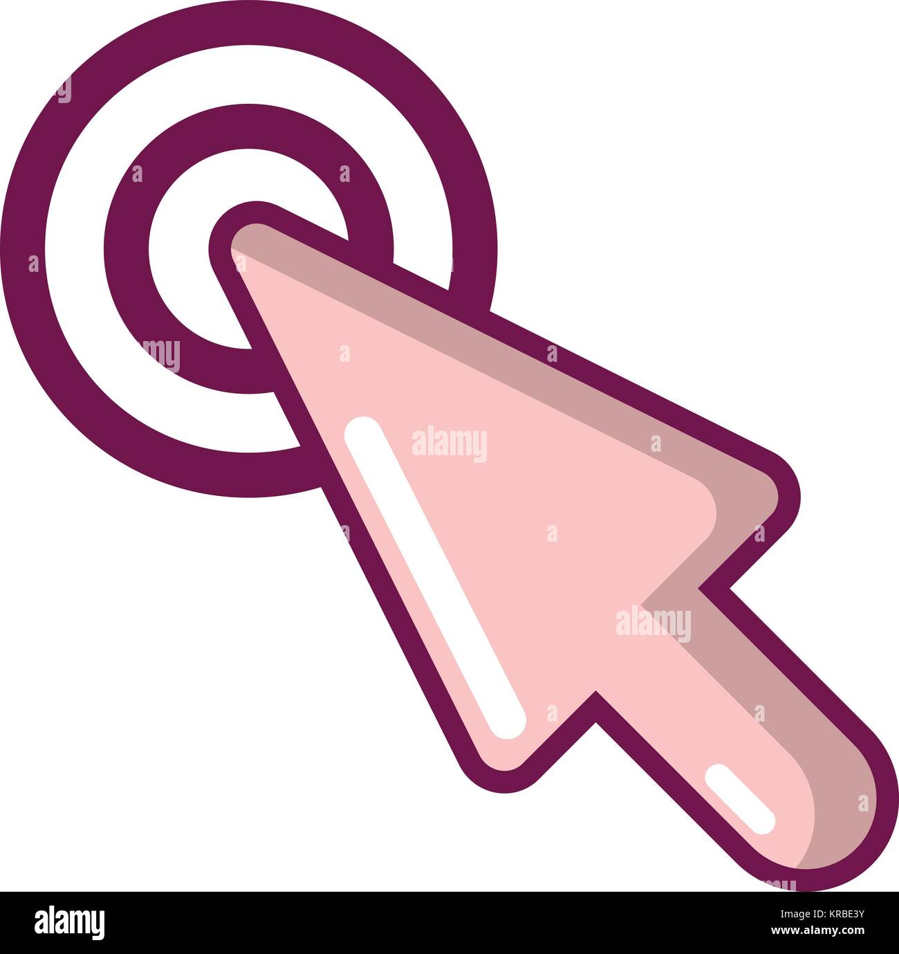Cursor clean icon cartoon hi-res stock photography and images - Alamy