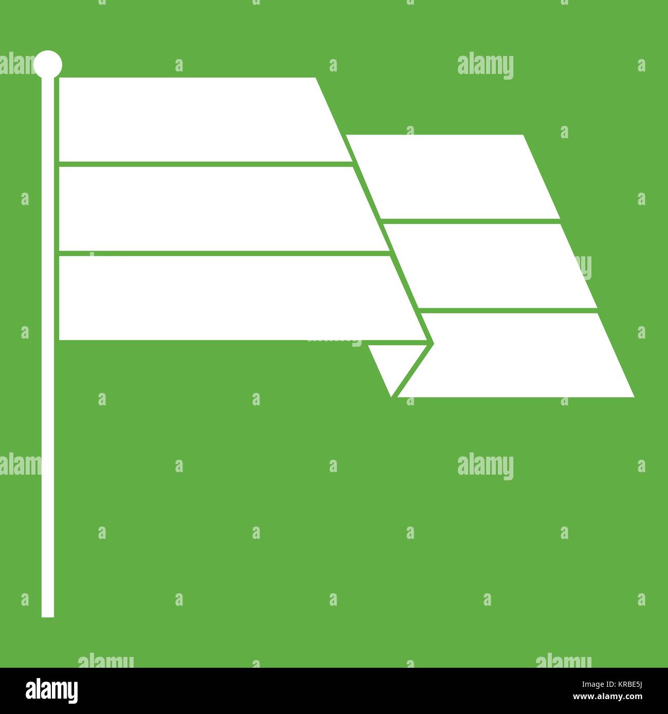 Flag icon green Stock Vector Image & Art - Alamy