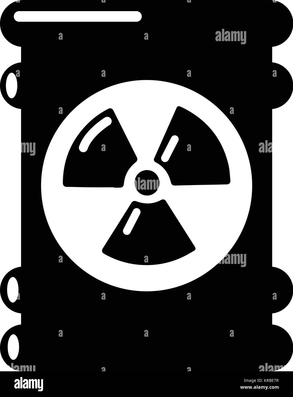 Barrel danger icon, simple black style Stock Vector Image & Art - Alamy
