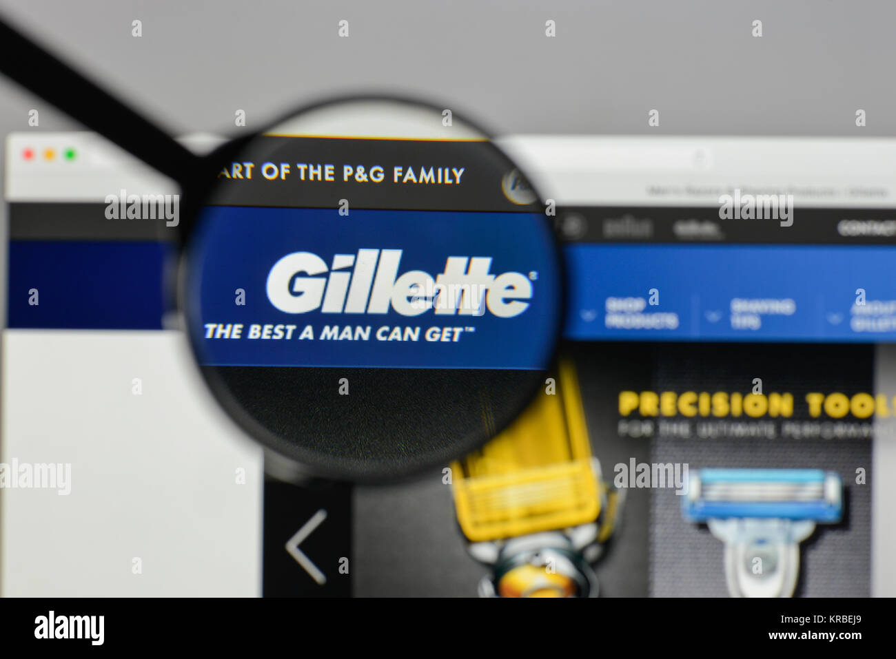 Gillette logo hi-res stock photography and images - Alamy
