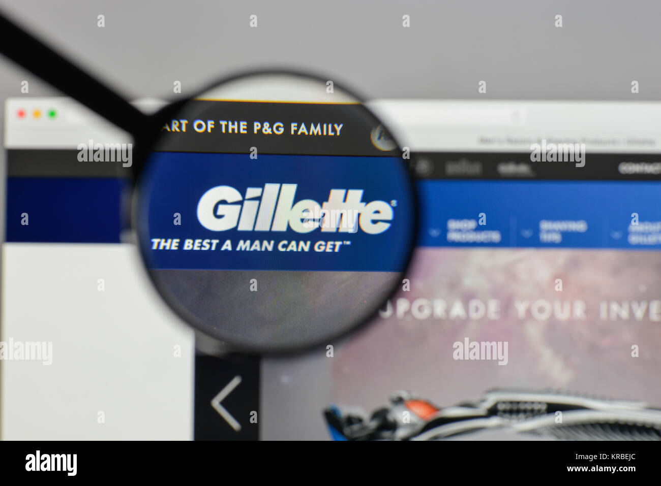 Gillette logo hi-res stock photography and images - Alamy