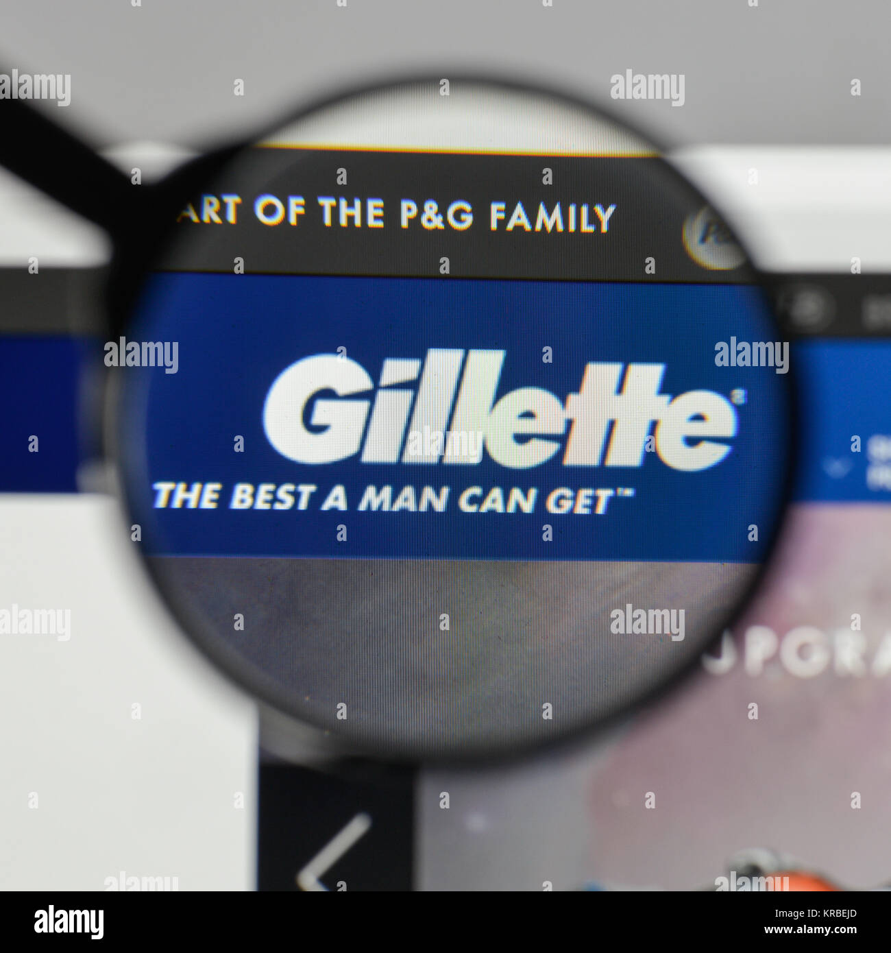 Gillette logo hi-res stock photography and images - Alamy