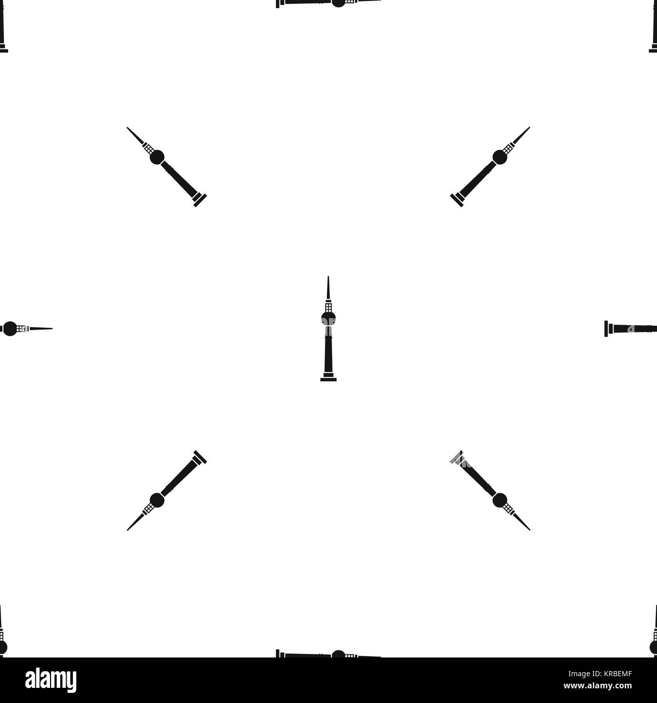 Tower pattern seamless black Stock Vector Image & Art - Alamy