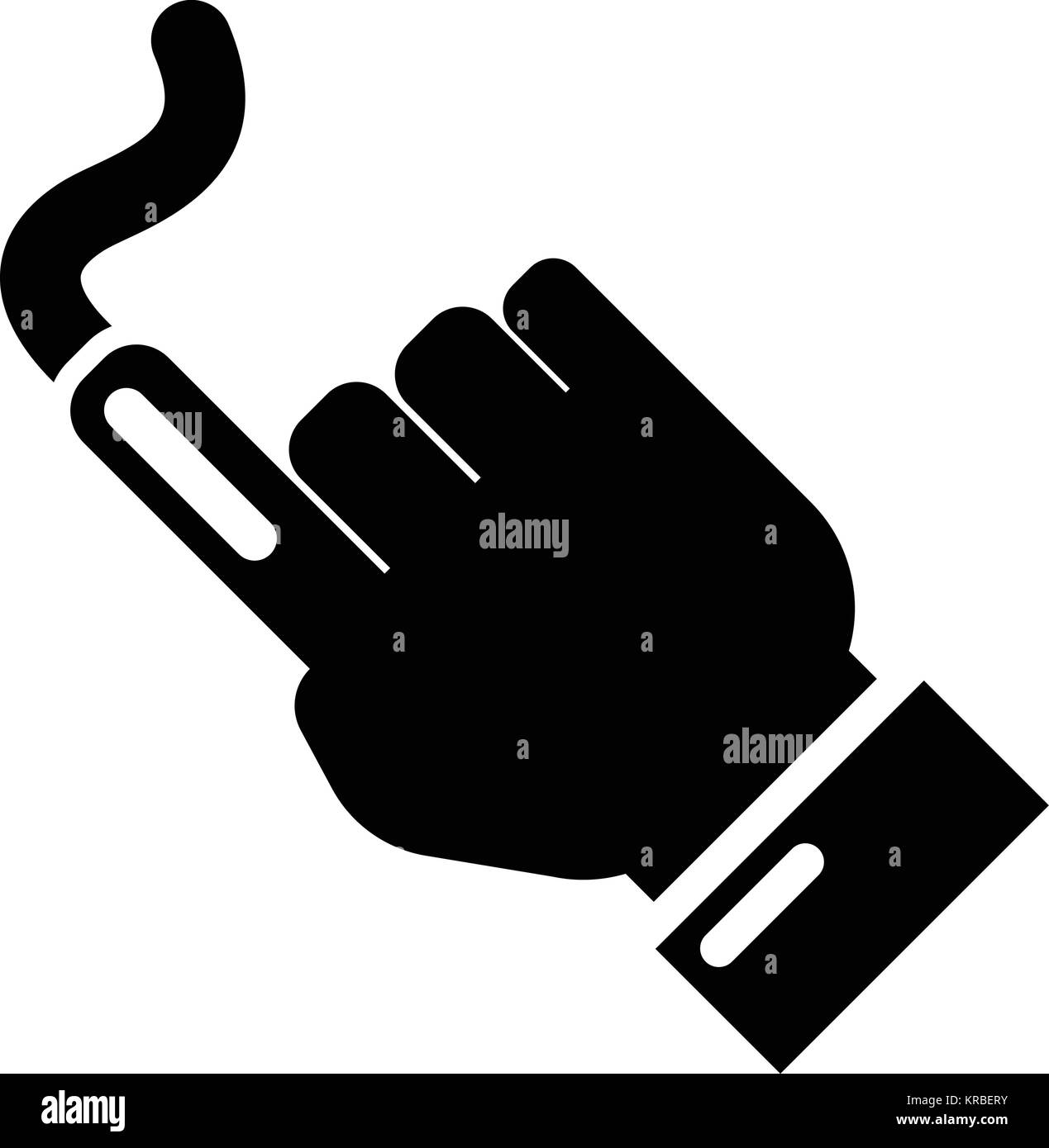 Hand click icon, simple black style Stock Vector Image & Art - Alamy