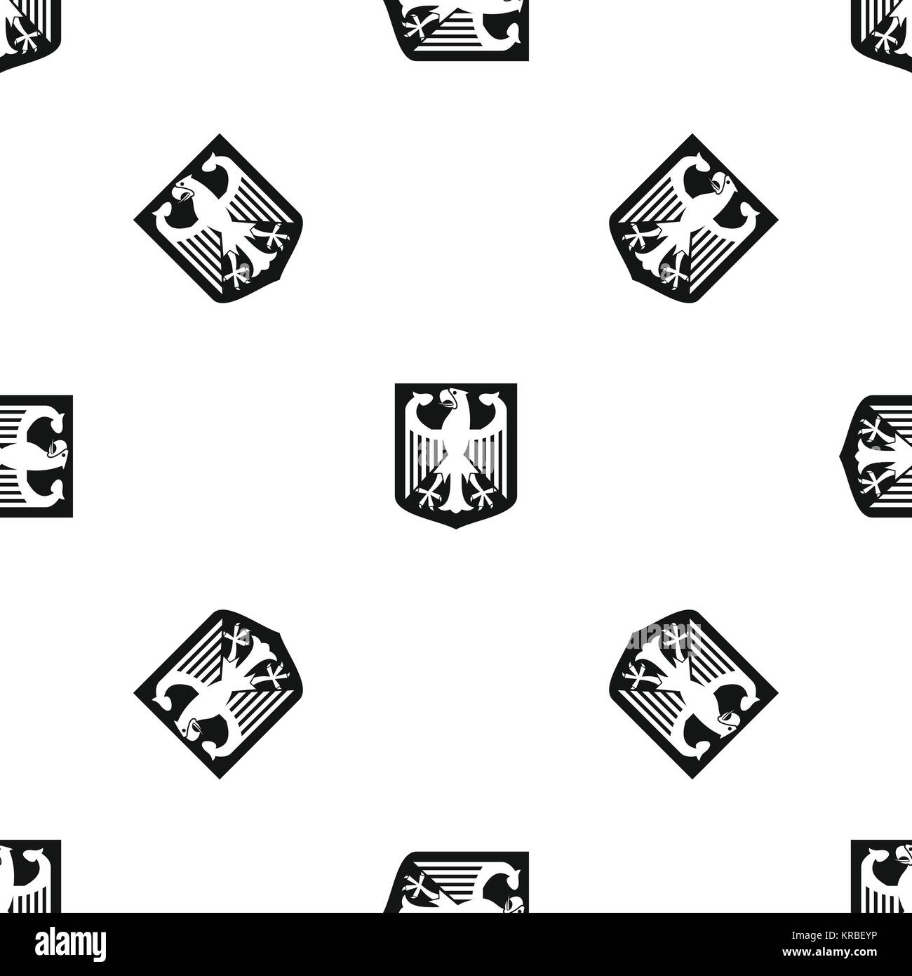 Coat of Arms of Germany pattern seamless black Stock Vector Image & Art ...
