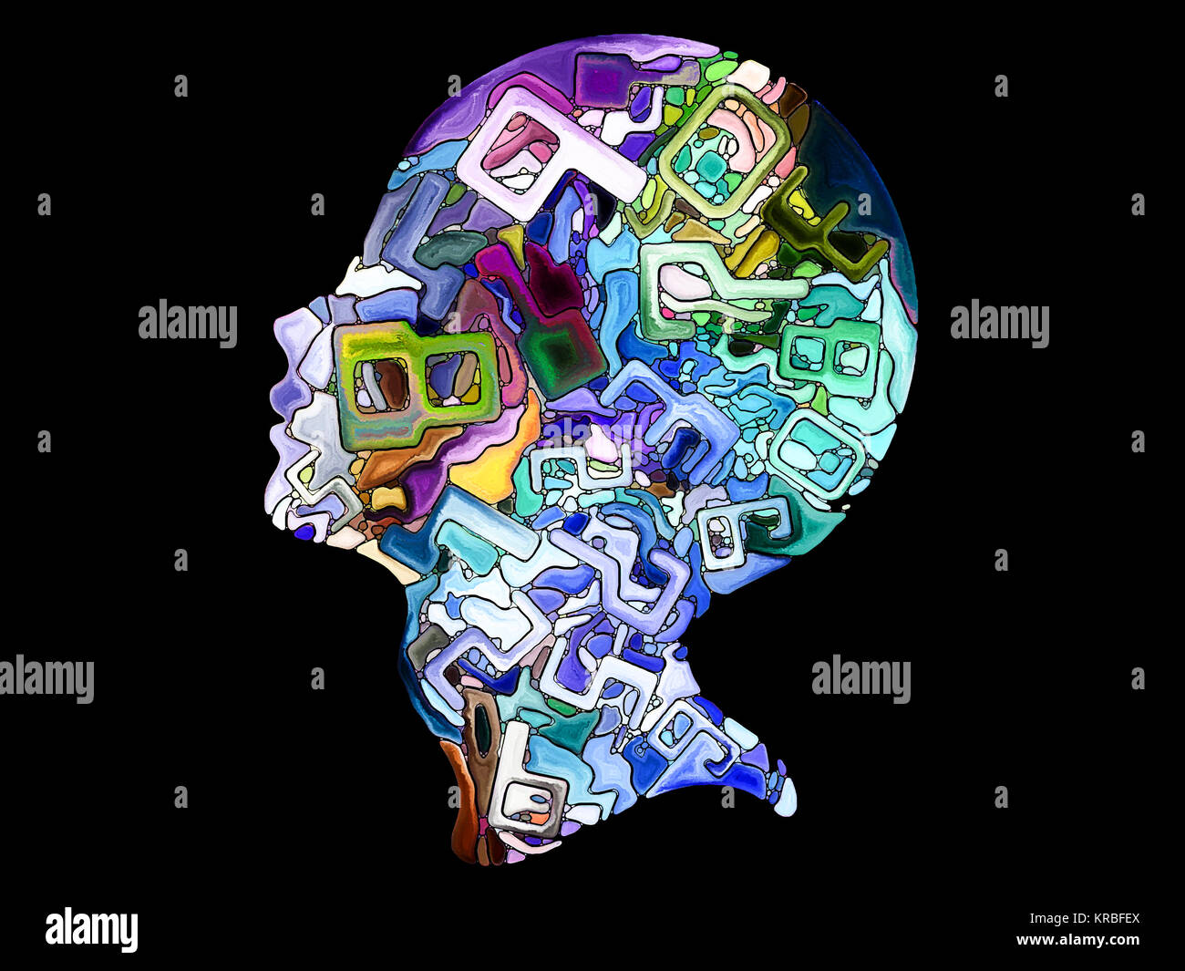 Evolving Self Fragmentation Stock Photo - Alamy