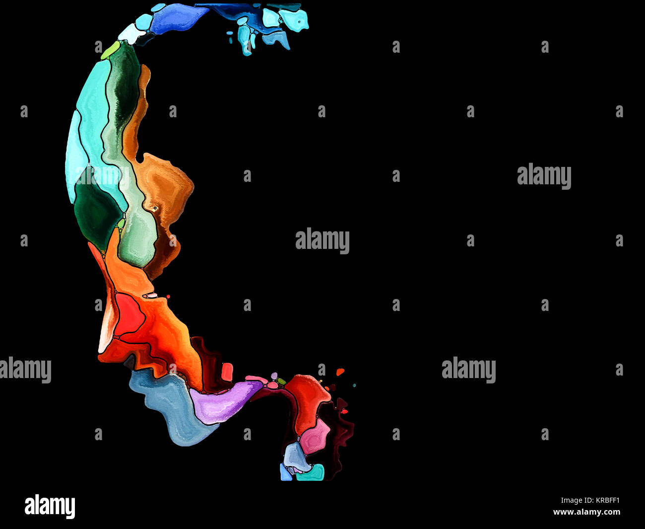 Evolving Self Fragmentation Stock Photo - Alamy