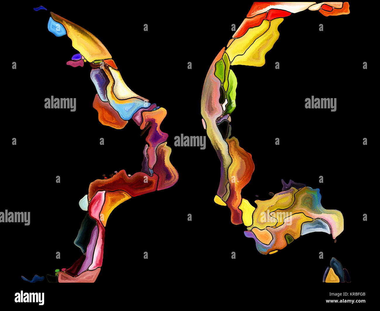 Identity fragmentation hi-res stock photography and images - Alamy