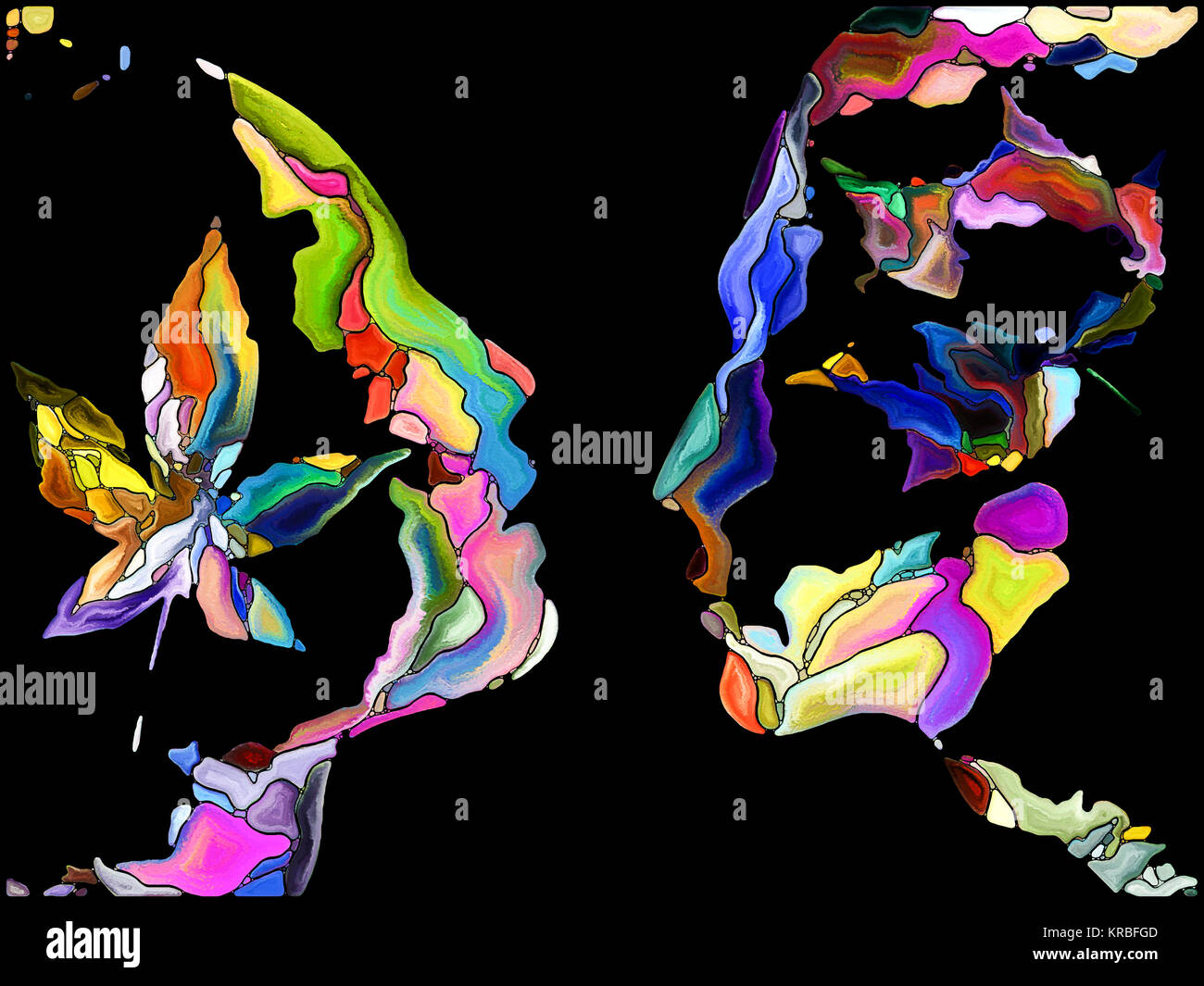 Synergies of Self Fragmentation Stock Photo - Alamy