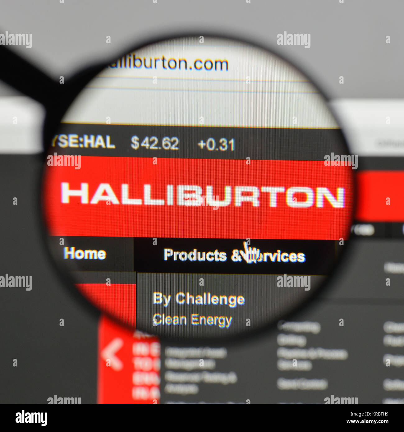 Logo halliburton hi-res stock photography and images - Alamy