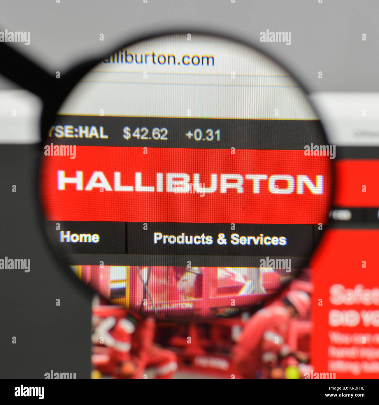 Halliburton hi-res stock photography and images - Alamy