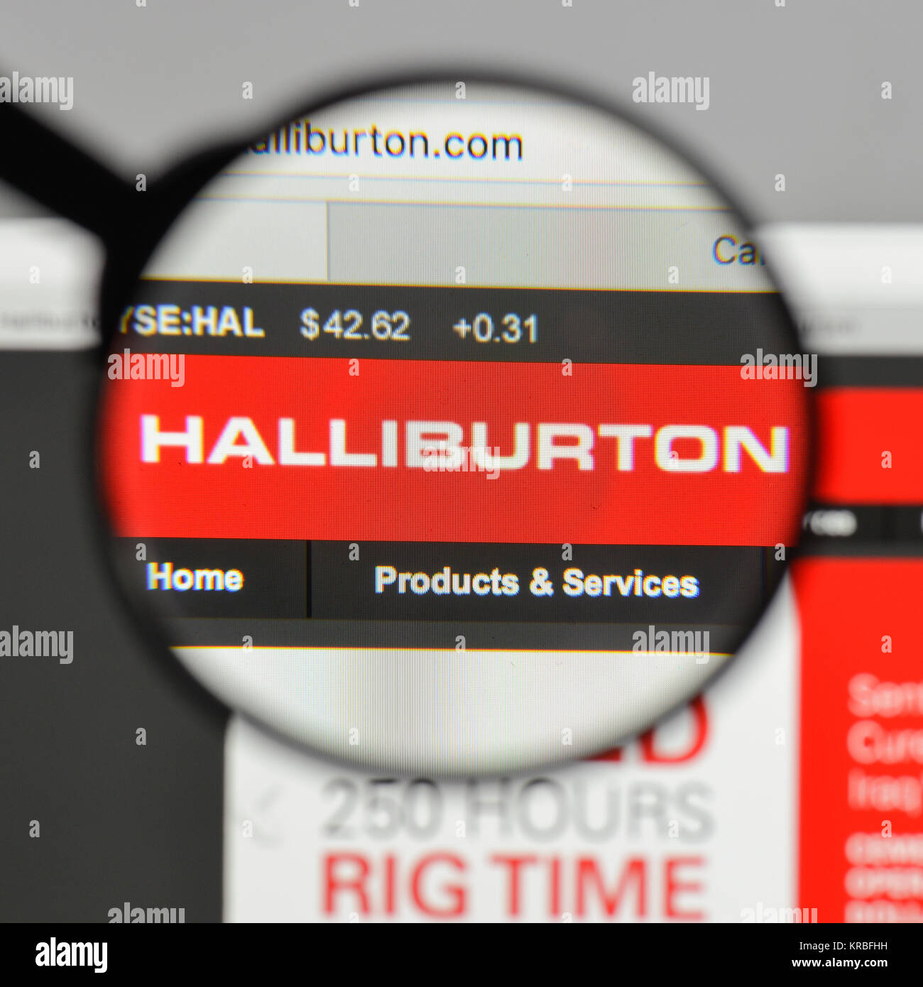 Logo halliburton hi-res stock photography and images - Alamy