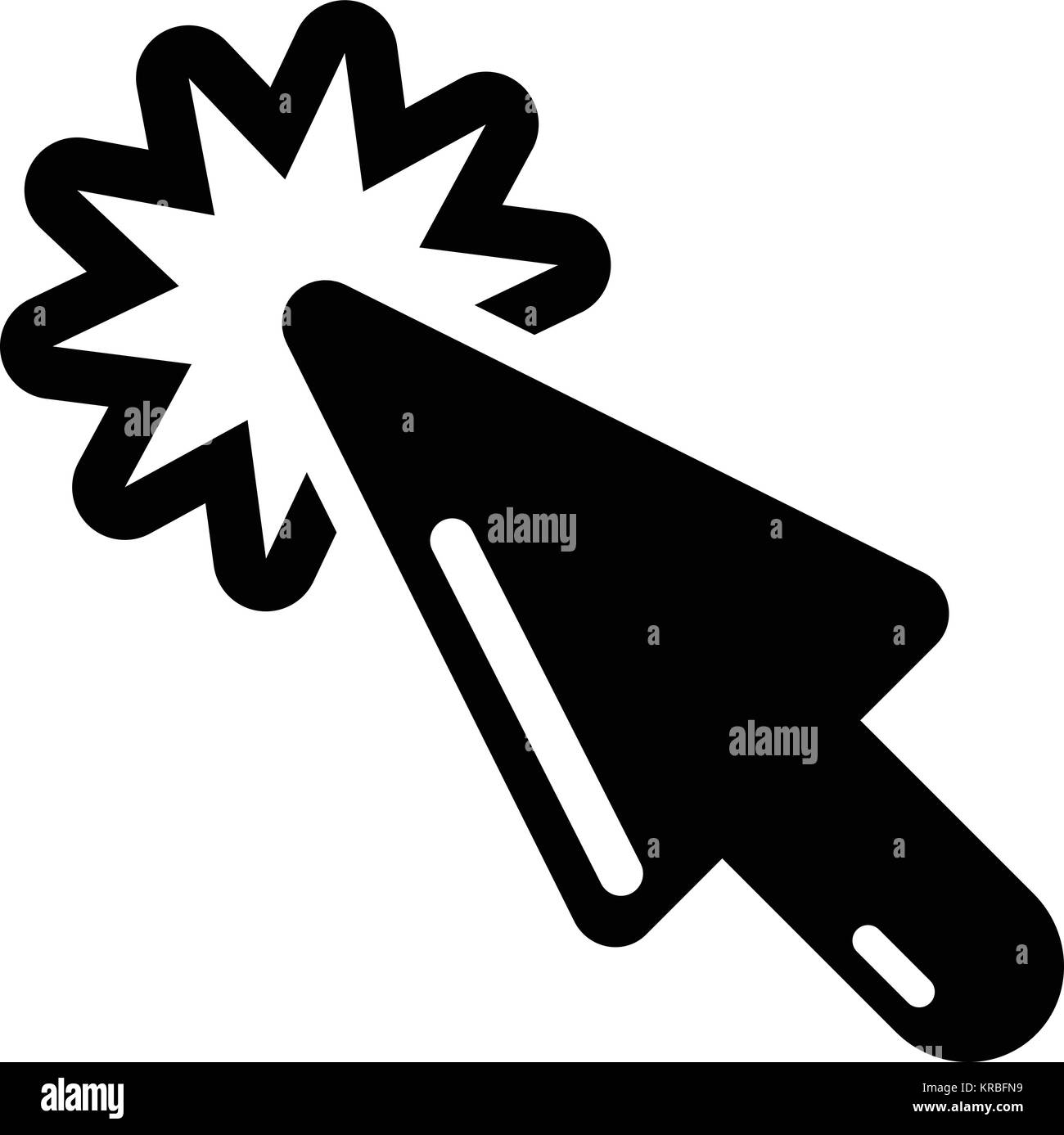 Cursor technology icon, simple black style Stock Vector Image & Art - Alamy