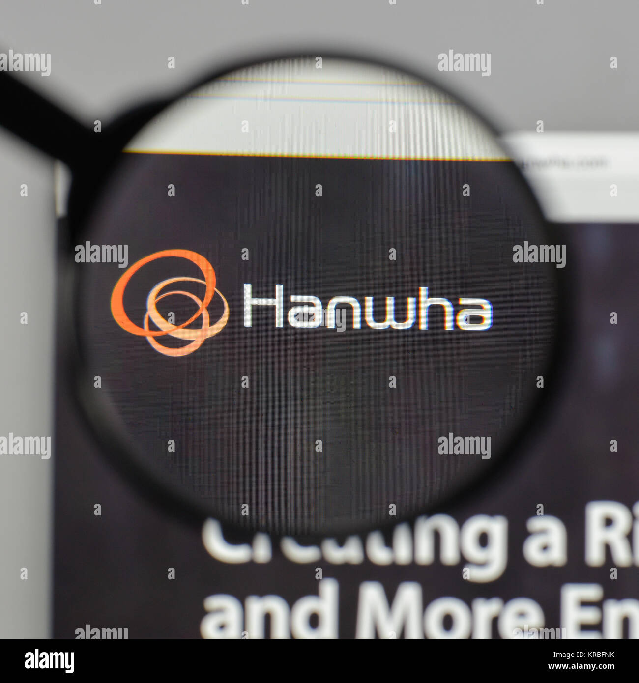 Hanwha logo hi-res stock photography and images - Alamy