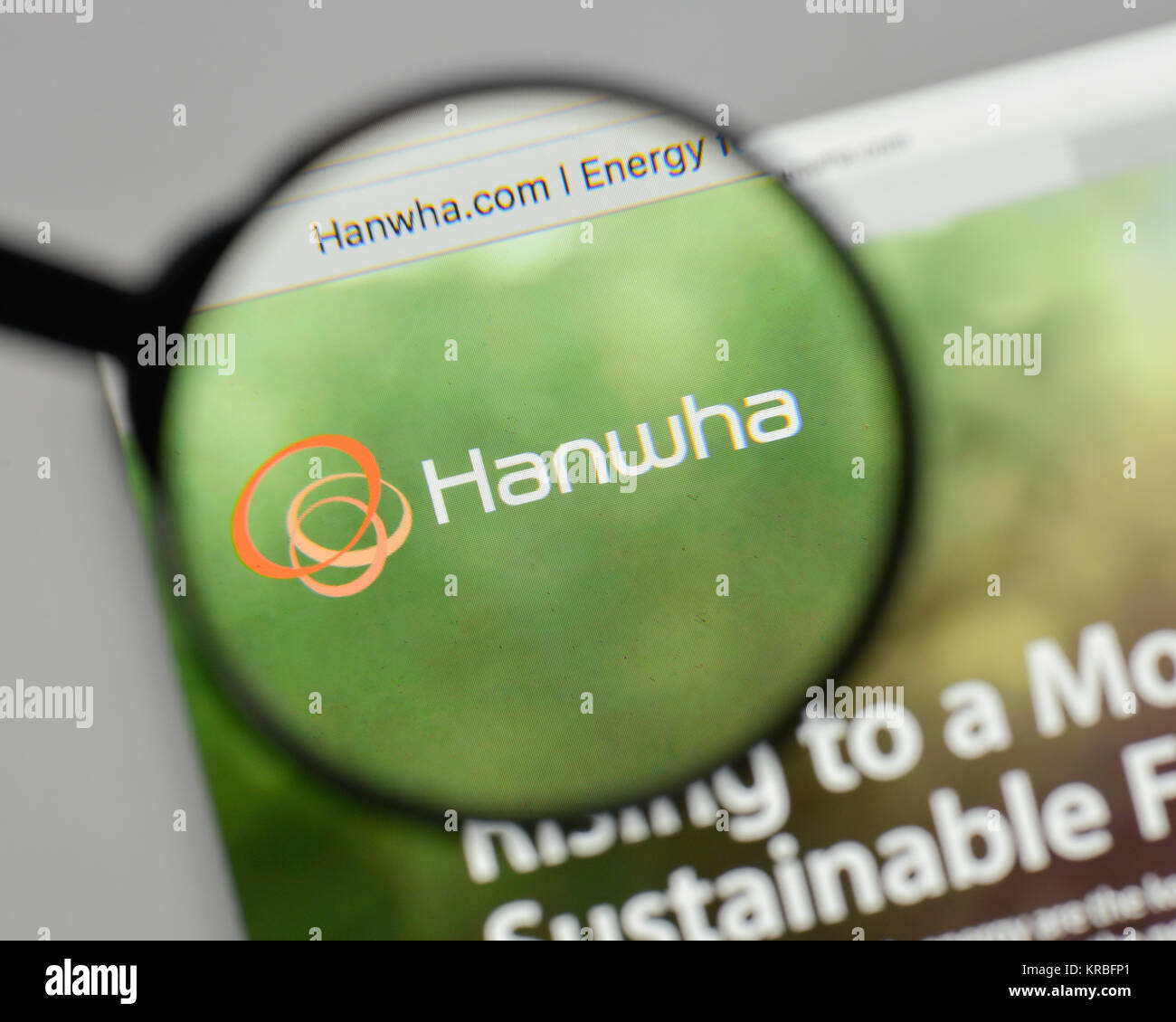 Hanwha logo hi-res stock photography and images - Alamy