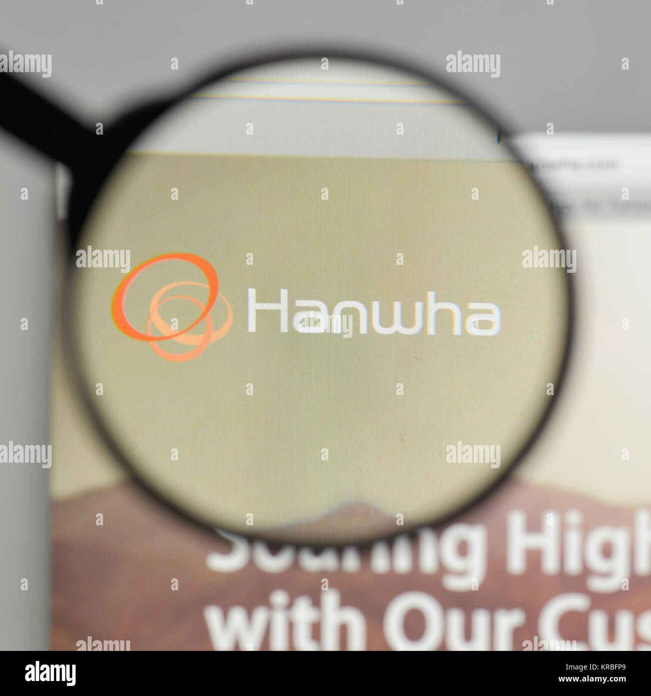 Hanwha logo hi-res stock photography and images - Alamy